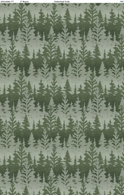 Timberland Trails : Trees Green| The Bobbin Robin Shop
