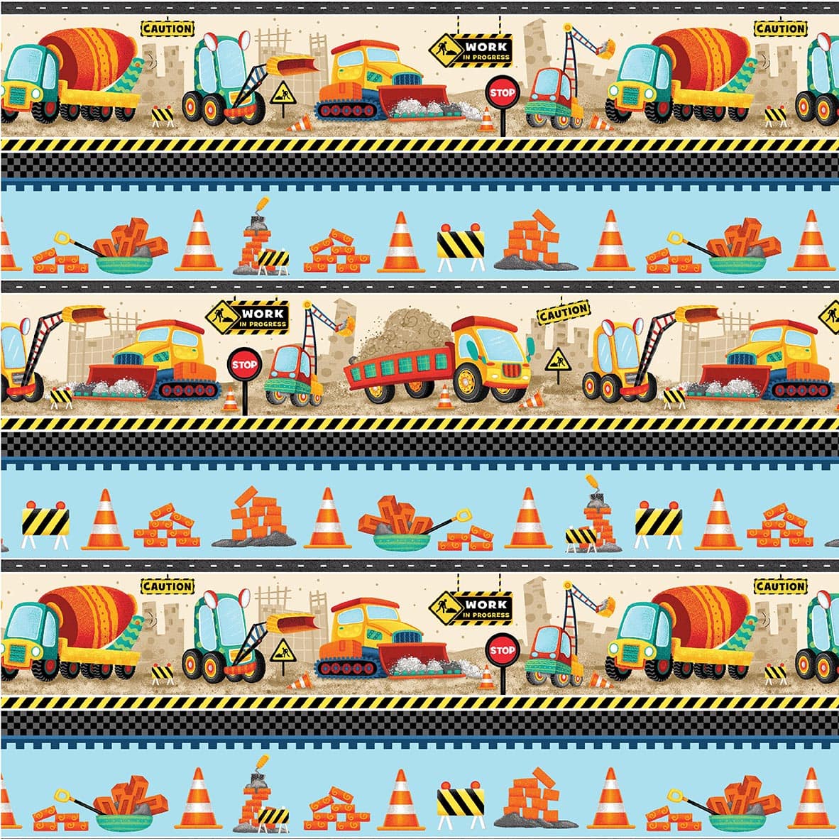 Another Brick In the Wall : Stripe| The Bobbin Robin Shop