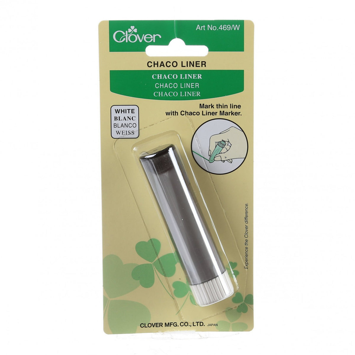 Clover Chalk Line Wheel - White| The Bobbin Robin Shop