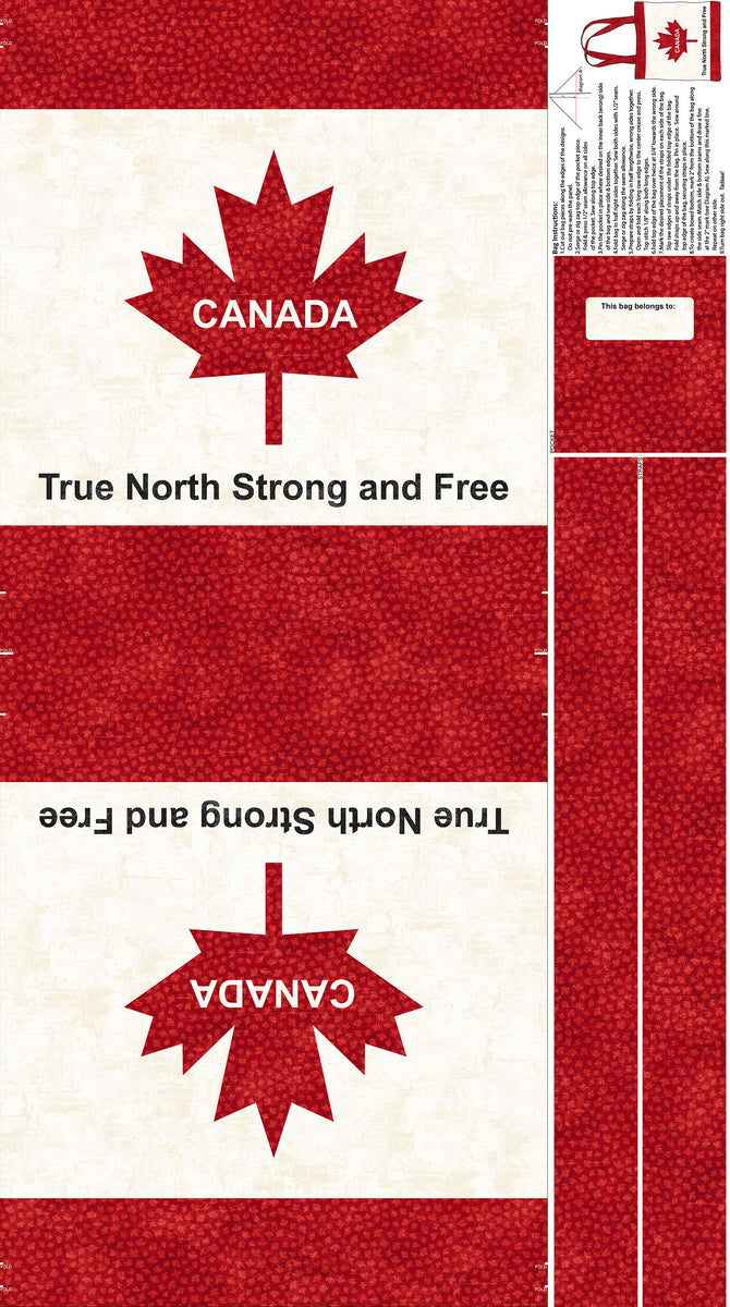 Canadian Classics : Canada Bag Panel| The Bobbin Robin Shop