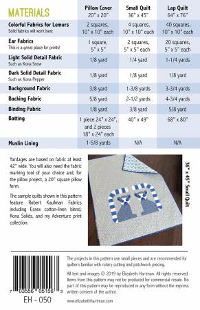 Elizabeth Hartman : Lana Lemur Pattern| The Bobbin Robin Shop