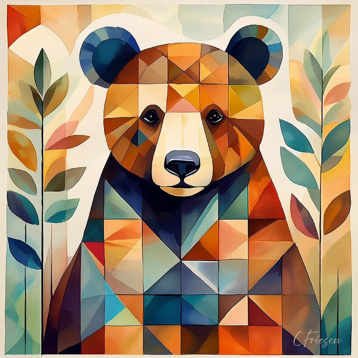 Woodland Animals : Baby Bear| The Bobbin Robin Shop