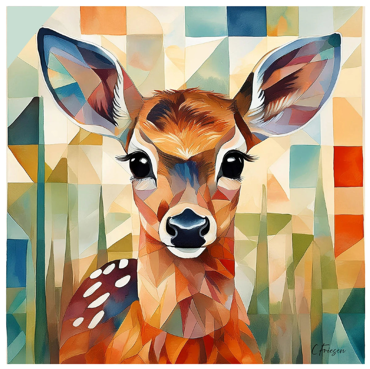 Woodland Animals : Baby Deer| The Bobbin Robin Shop