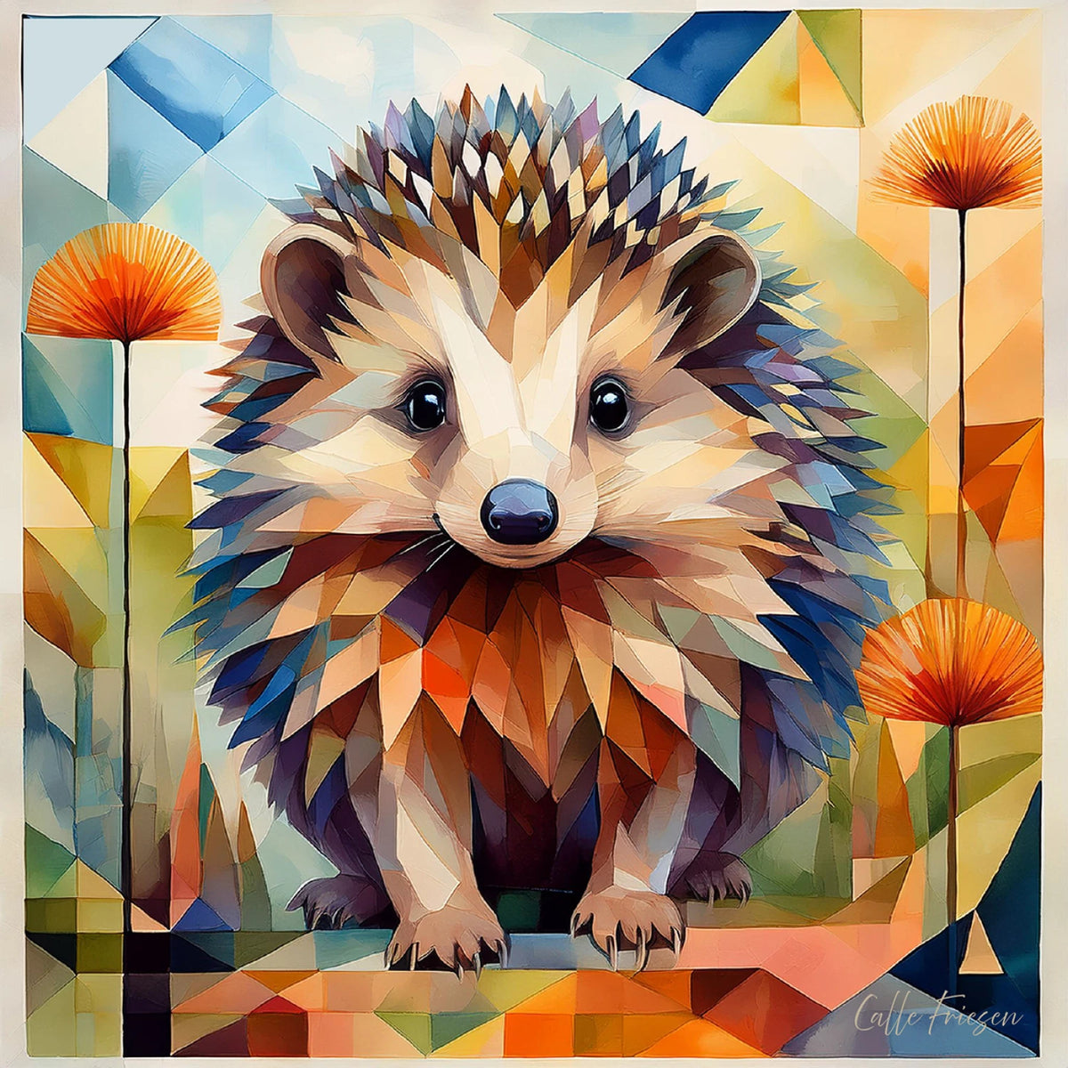 Woodland Animals : Baby Hedgehog| The Bobbin Robin Shop